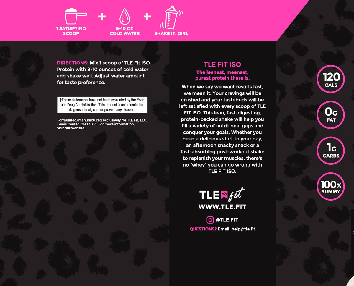 ISO PROTEIN: VANILLA ICE CREAM – TLE Fit